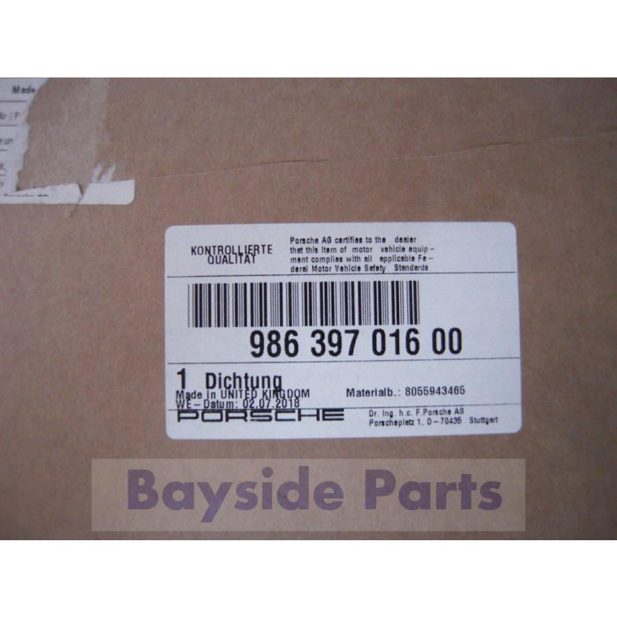 PORSCHE（ポルシェ） 911 996 ボクスター ケイマン 純正 ATオイルパンガスケット 98639701600 : Bay side ...