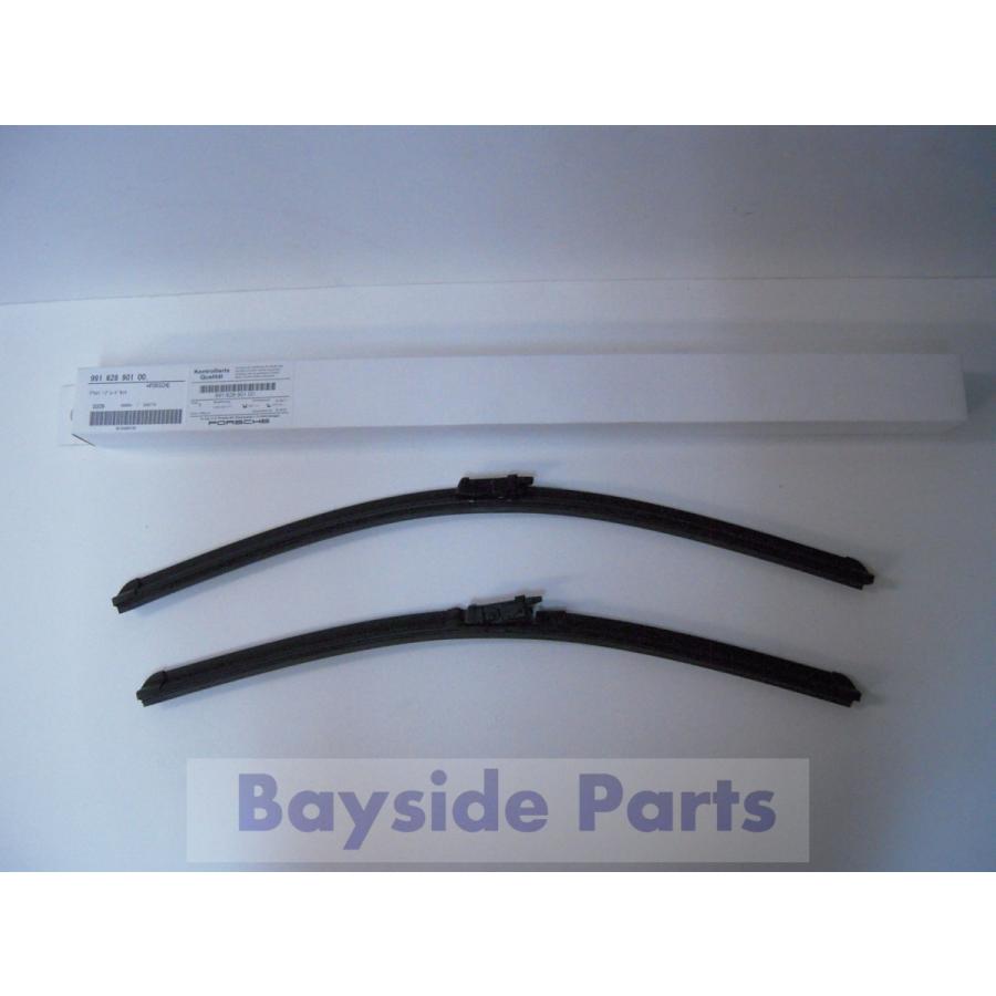 ポルシェ 純正 ワイパーブレード フロント 左右セット 911 ケイマン ボクスター 991 981 718 左ハンドル車用 ...