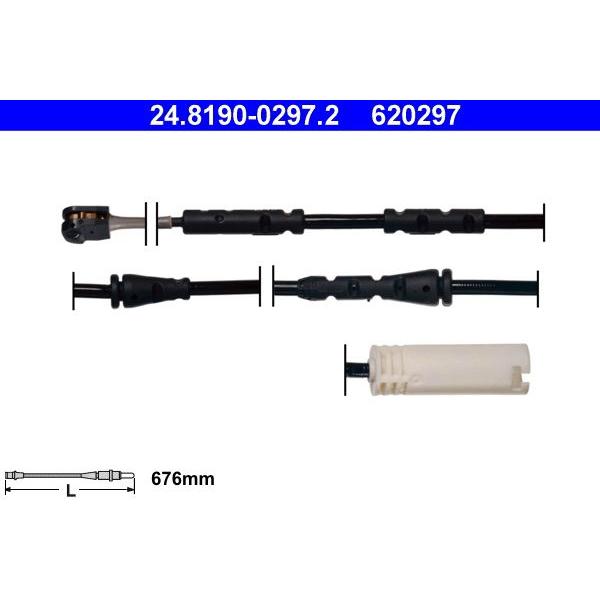 BMW ATE ブレーキパッドセンサー フロント X1 E84 34356792562 A620297 : Bay side parts ...
