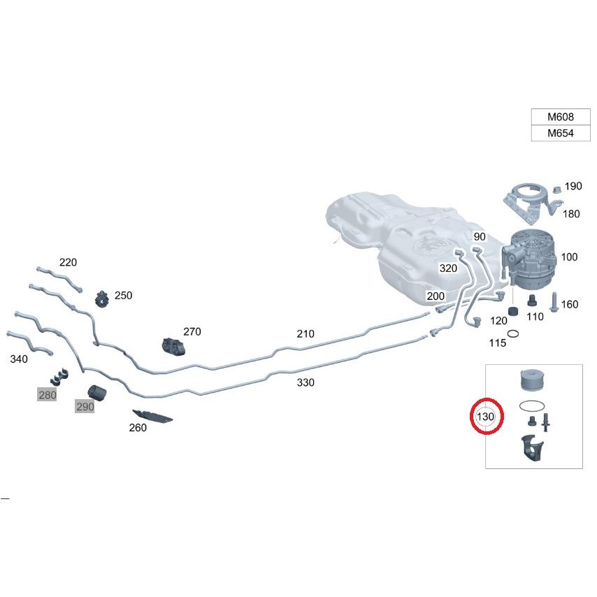 Mercedes-Benz ベンツ 燃料フィルター フューエルフィルター W177 W247 W205 S206 C118 X118 C257 ...