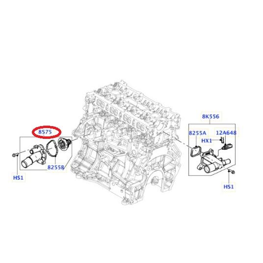 JAGUAR ジャガー サーモスタット XE XF XJ 等 JDE28115 優良品 : Bay side parts - 通販 ...