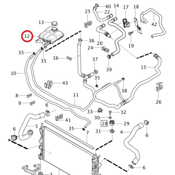 ボルボ ラジエーターサブタンク リザーブタンク C30 S40 V50 等 30776150 優良品 : Bay side parts ...