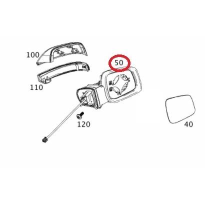 Mercedes-Benz ベンツ Aクラス Bクラス W245 W169 ドアミラー 本体 右 新品 1698101476 優良品 ...