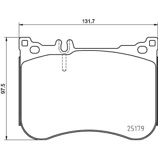 Mercedes-Benz 低ダスト HELLA PAGID シルベラミック ブレーキパッド フロント ベンツ W222 W257 W238 ...