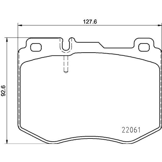 Mercedes-Benz 低ダスト HELLA PAGID シルベラミック ブレーキパッドW205 C257 W213 C238 等 ...