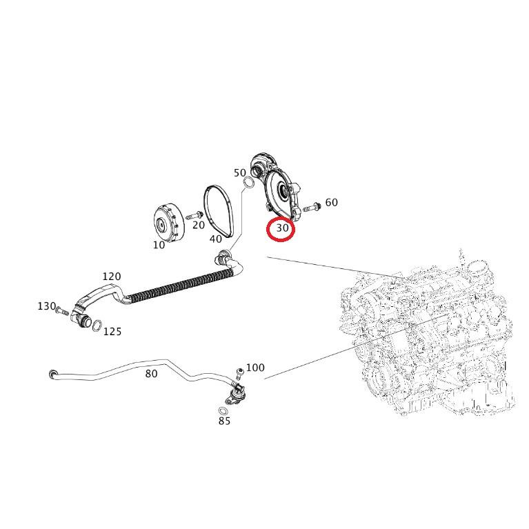 Mercedes-Benz メルセデスベンツ オイルセパレーター ハウジングカバー ブロバイホースカバー 2760100331 優良品 ...
