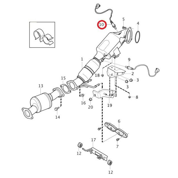 ボルボ（VOLVO） O2センサー C30 S60 S80 V40 V60 V70 触媒前側 フロント 31422345 優良品 新品 ...