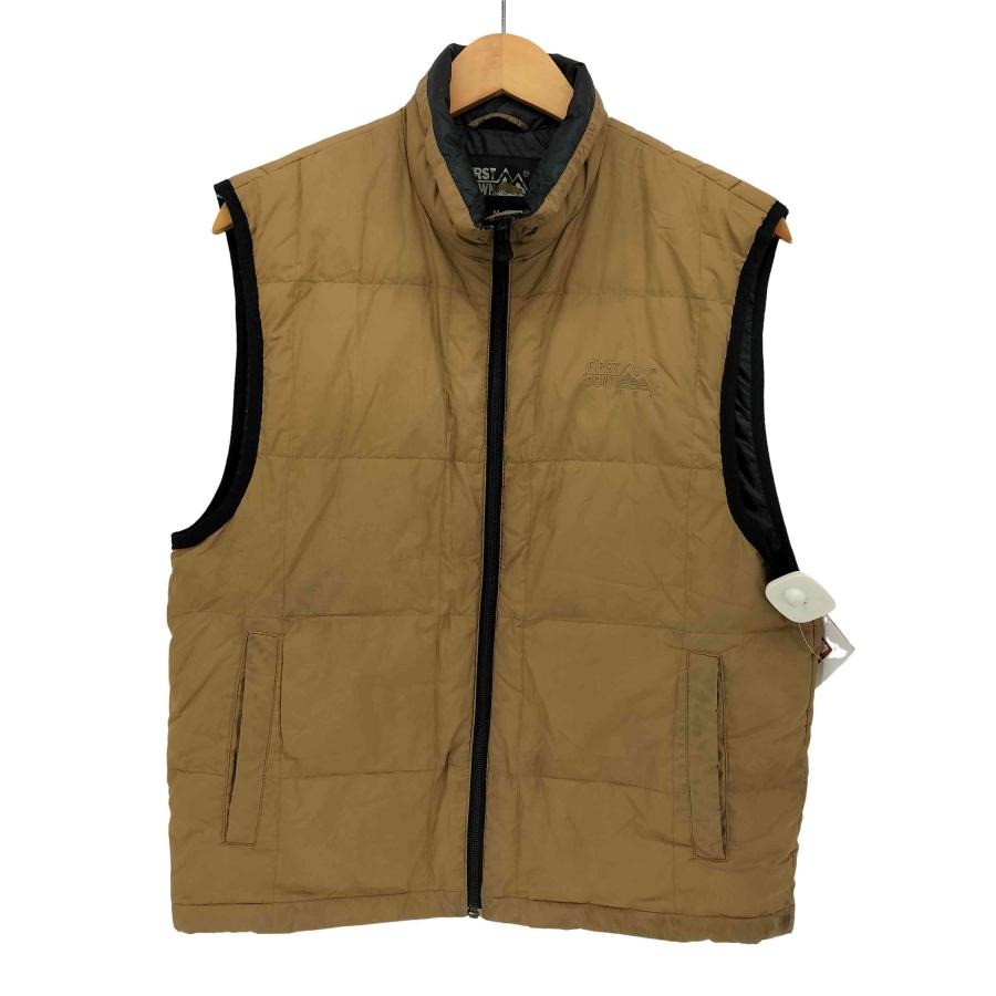 FIRST DOWN(ファーストダウン) ジップアップダウンベスト メンズ import：M 中古 古着 1052 : 1130936826135 : ブランド古着販売のBAZZSTORE ...