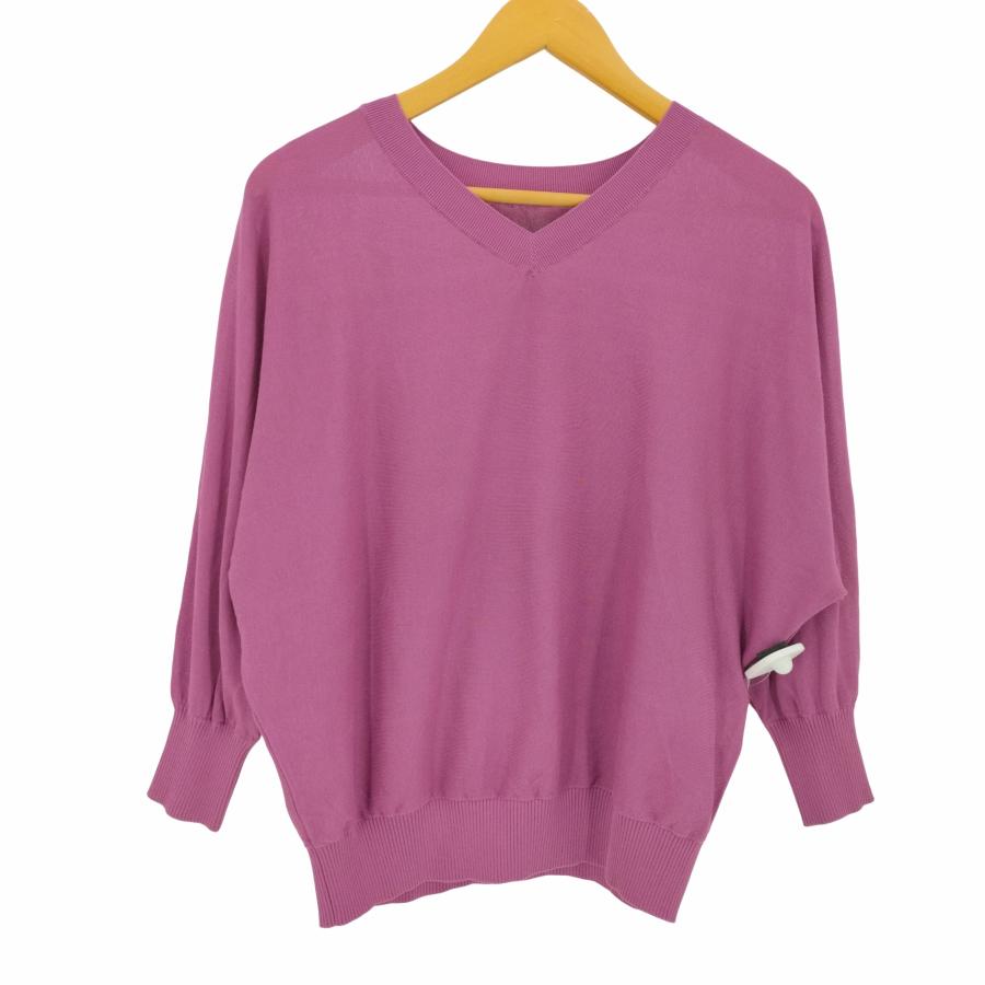 PLST PLST(プラステ) Vネック コットン ニット セーター レディース JPN：M 中古 古着 0737 : ブランド古着販売のBAZZSTORE - 通販 - Yahoo!ショッピング