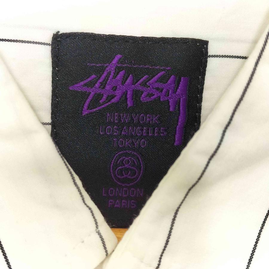 STUSSY Stussy(ステューシー) USA製 紫タグ ストライプ柄パッチ STUSSY Stussy(ステューシー) USA製 紫タグ ストライプ柄パッチ