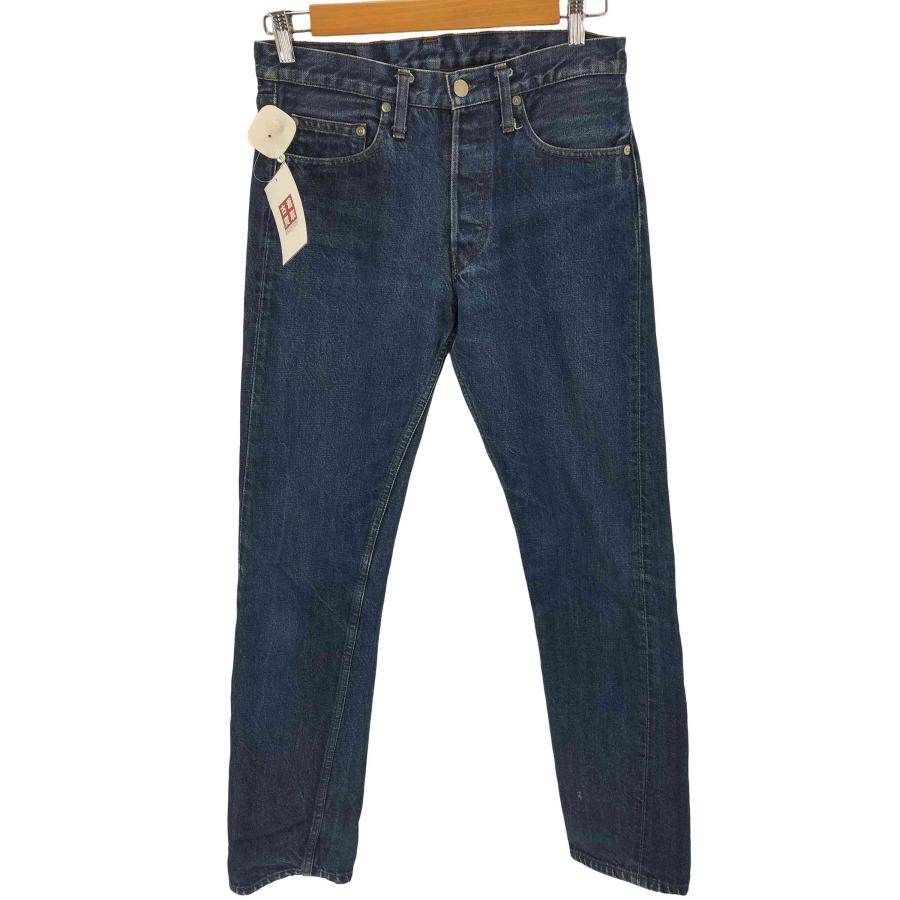 TUKI TUKI(ツキ) TYPE1 INDIGO DENIM ワン ノンウォッシュストレートデニムパンツ メンズ 中古 古着 0625 : ブランド古着販売のBAZZSTORE - 通販 ...