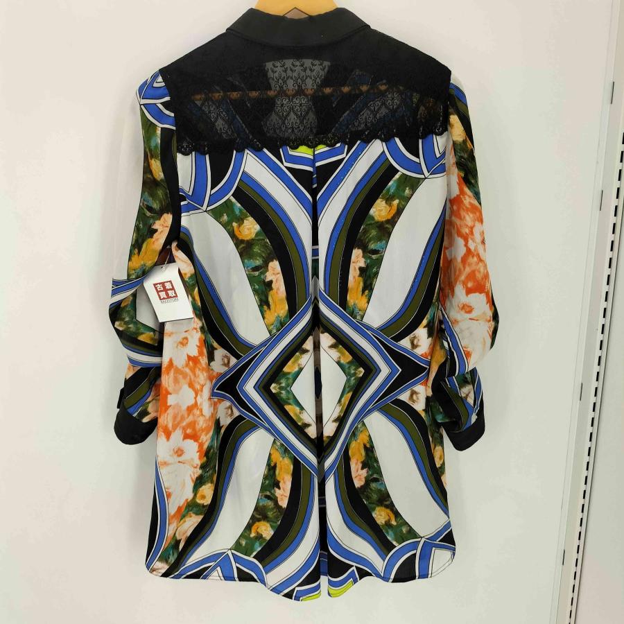 伊太利屋 伊太利屋(イタリヤ) レース切り替え 総柄シャツ レディース 9 中古 古着 0845 : ブランド古着販売のBAZZSTORE - 通販 - Yahoo!ショッピング