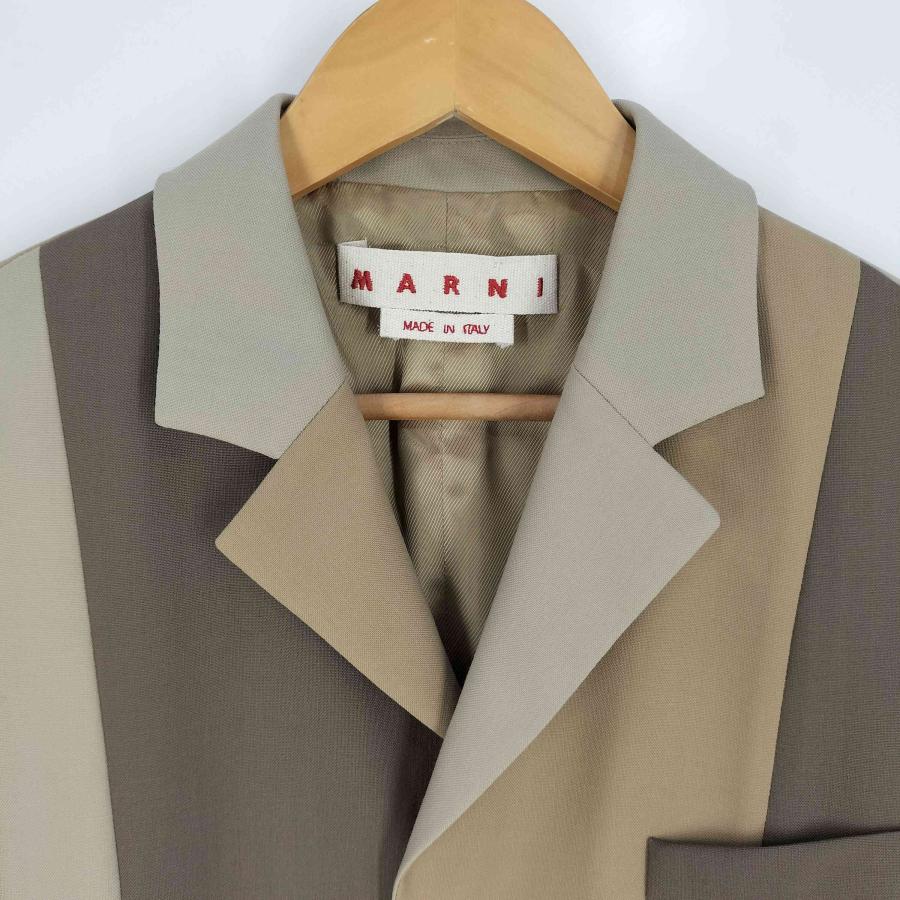 MARNI（マルニ） カラーブロック トロピカルウール ベスト レディース