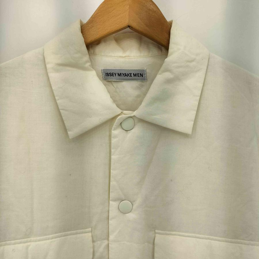 ISSEY MIYAKE MEN(イッセイミヤケメン) 98AW 銀タグ ポリウレタンコーティング 中綿 パフ パデッド ジャケット メンズ JPN：L 【中古】【ブランド古着バズストア】 ISSEY MIYAKE MEN MEN(イッセイミヤケメン) 98AW 銀タグ ポリウレタン