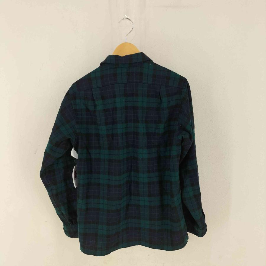 PENDLETON PENDLETON(ペンドルトン) 60s ブラックウォッチ チェック ウール 開襟 オープンカラーシャツ 中古 古着 0645 : ブランド古着販売のBAZZSTORE ...