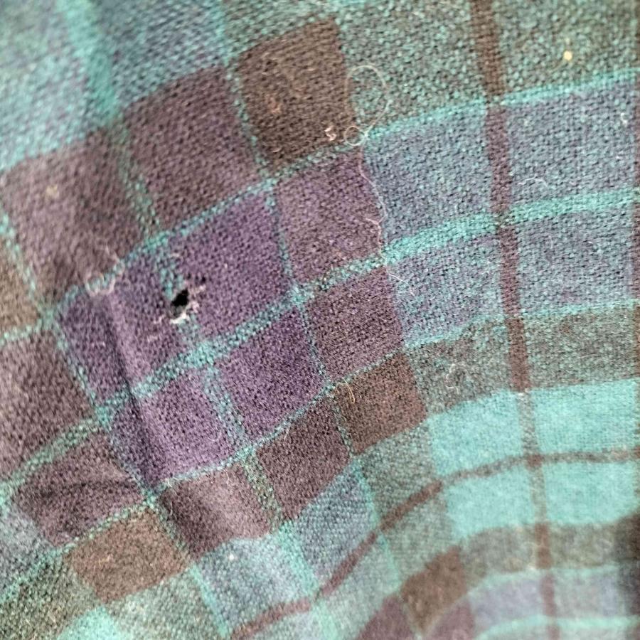PENDLETON PENDLETON(ペンドルトン) 60s ブラックウォッチ チェック ウール 開襟 オープンカラーシャツ 中古 古着 0645 : ブランド古着販売のBAZZSTORE ...