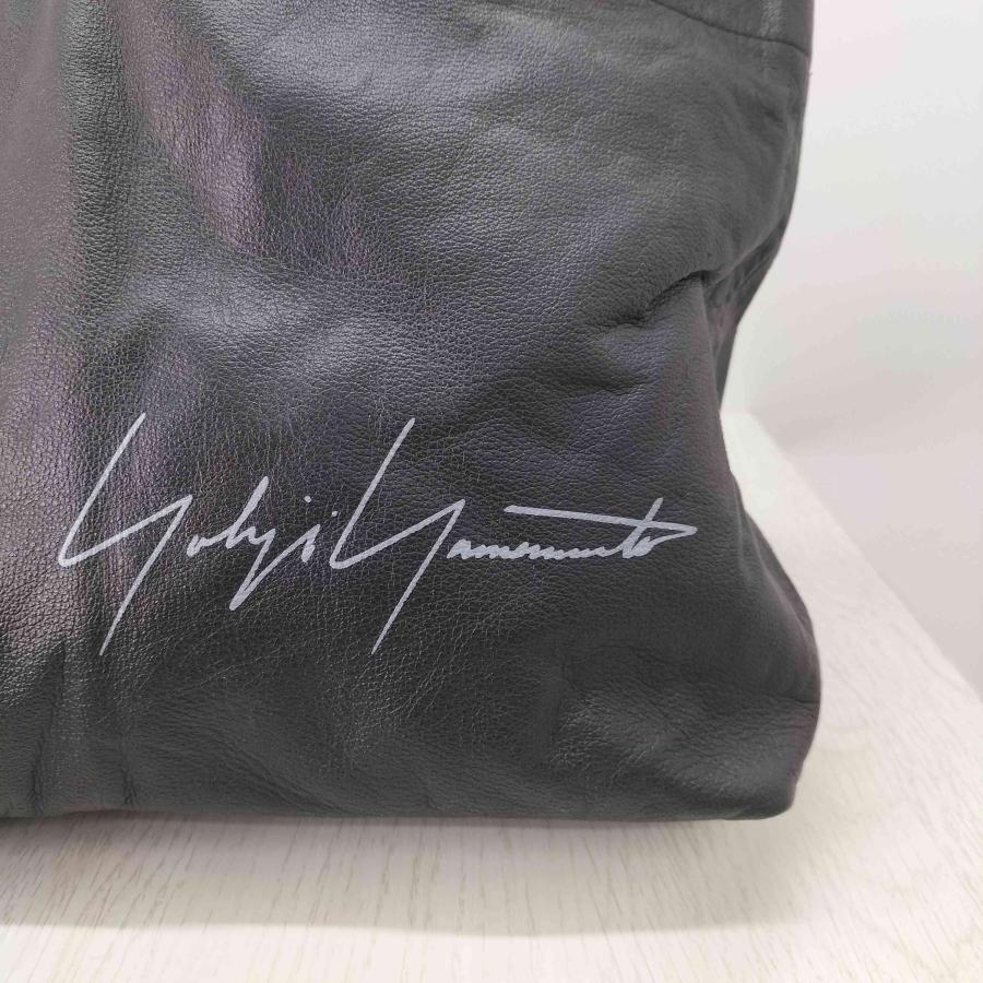 Yohji Yamamoto(ヨウジヤマモト) シグネチャーロゴカウレザートートバッグ S メンズ ONE SIZE 【中古】【ブランド古着バズストア】 Yohji Yamamoto（ヨウジヤマモト） シグネチャーロゴカウレザートート