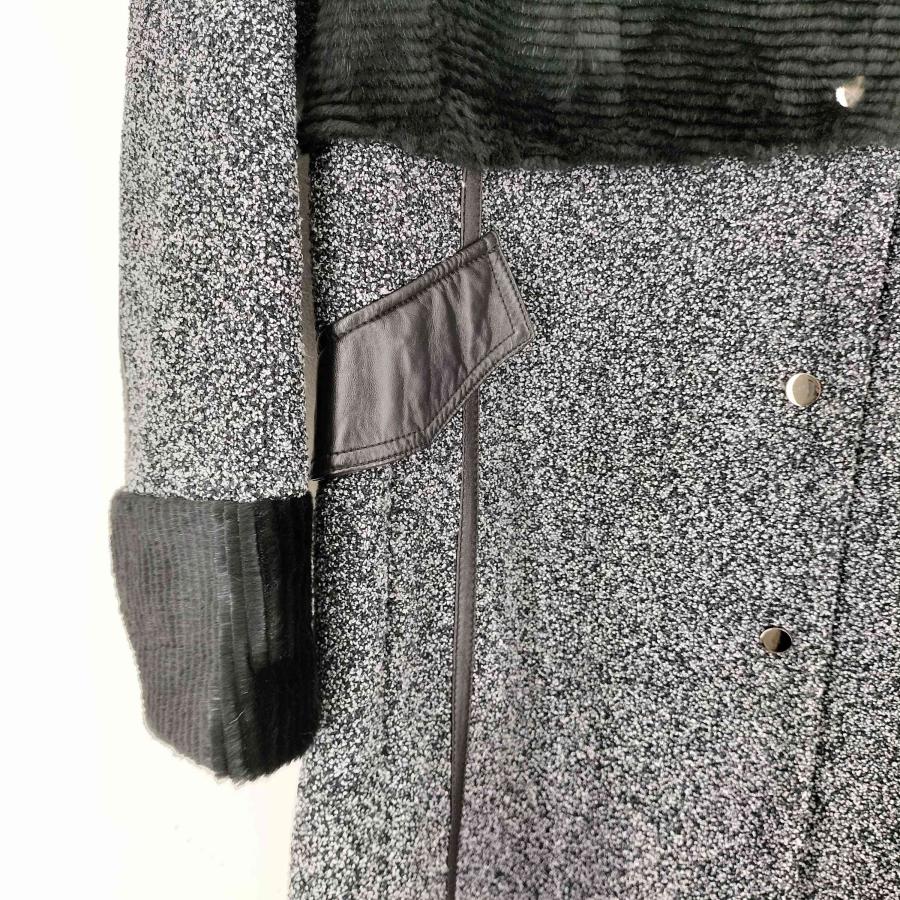 USED古着(ユーズドフルギ) ラビットファー デザインコート レディース