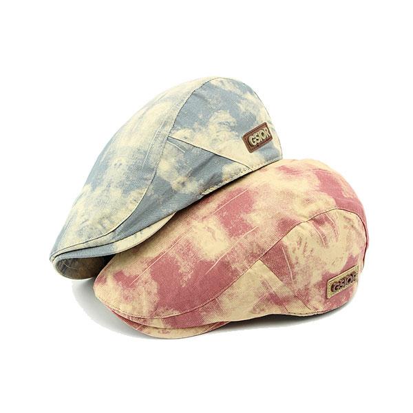ハンチング コットン 帽子 ムラ染め 染め タイダイ風 水洗い加工 washed 綿 メンズ レディース 春夏秋冬 CAP 7151 ...
