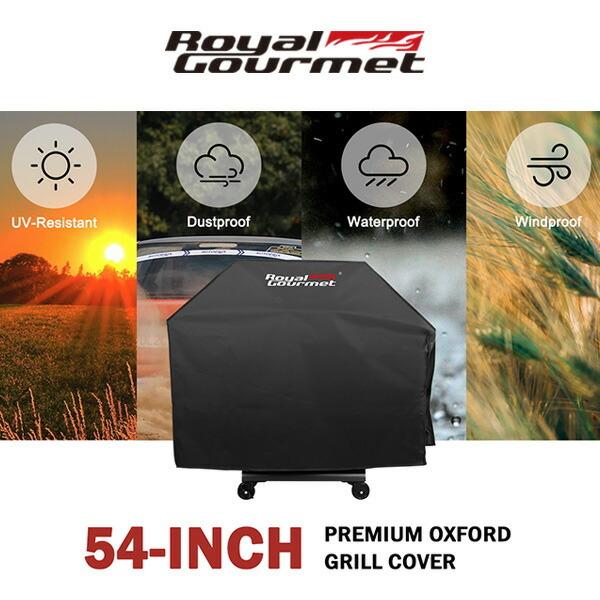 Royal Gourmet ロイヤルグルメ プレミアム オックスフォード グリルカバー 正規品 純正 カバー UVカット 防水 防塵 : BBRベビー - 通販 - Yahoo!ショッピング