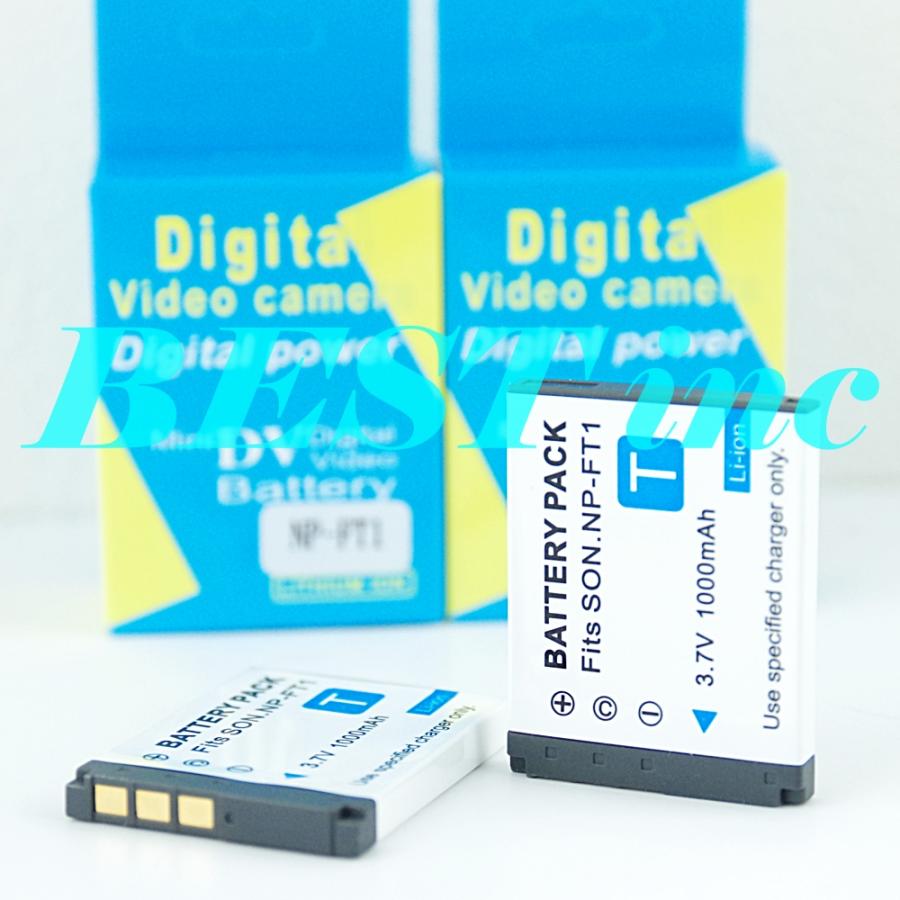 SONY お得な2個セット＜ 新品 ＞ソニー NP-FT1 / Tタイプ対応 サイバーショット Cyber-shot リチャージャブルバッテリーパック : 自社国内在庫 24時間以内スピード ...