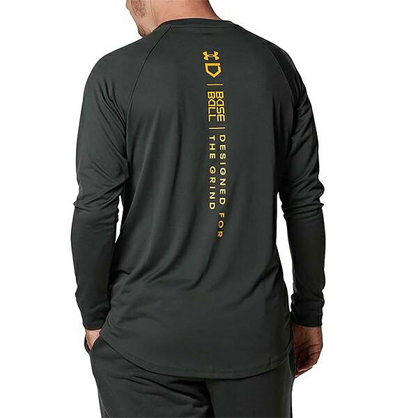 UNDER ARMOUR 野球 Tシャツ メンズ アンダーアーマー UAテック ロングスリーブシャツ DFTG 長袖 丸首 おしゃれ かっこ ...