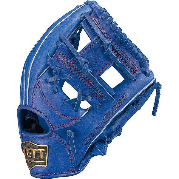交換無料 ゼット 野球 少年軟式 ソフトステア オールラウンド用 左投げ ロイヤルブルー サイズSS 1年生 2年生 BJGB74310 グローブ ジュニア 子供 型付け可能(G ...