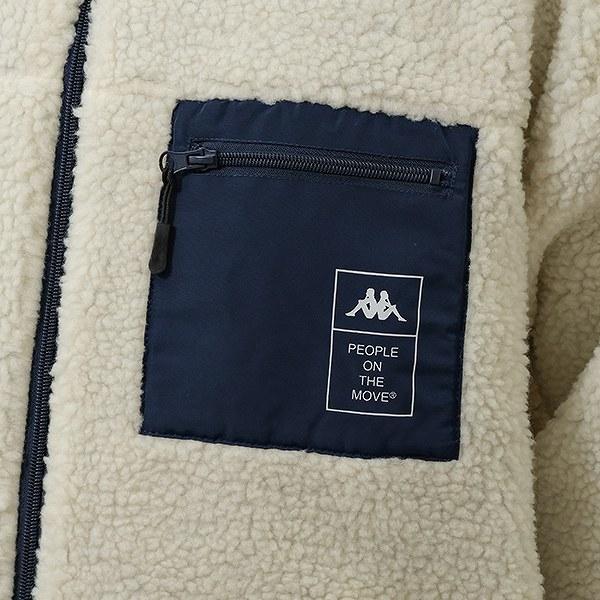 Kappa（カッパ） フリースジャケット メンズ ボア ボックスポケット