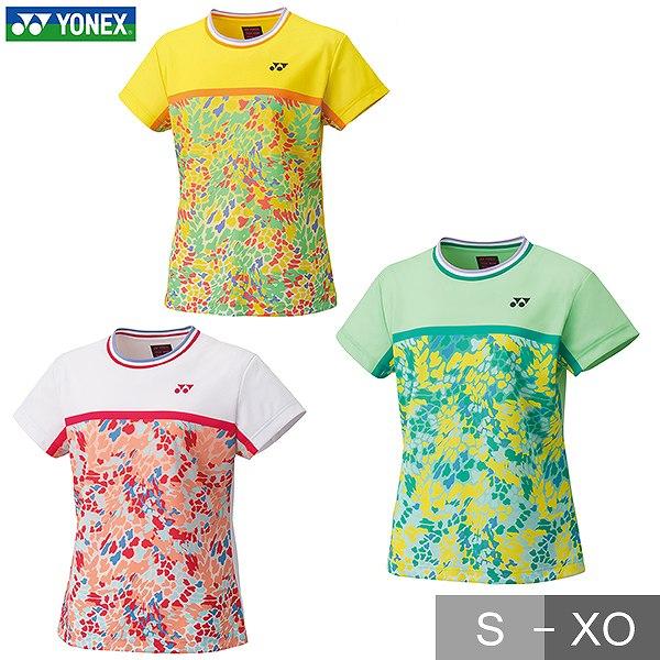 YONEX ヨネックス テニス バドミントン ウィメンズゲームシャツ 女性用 レディース 半袖 Tシャツ テニスウェア クール 吸汗速乾 日本 ...