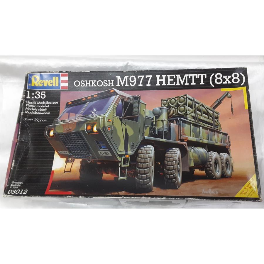 1/35 OSHKOSH M977 HEMTT 8×8 CARGO TRUCK カーゴトラック Revell 03012 プラモデル 未組立品 ...