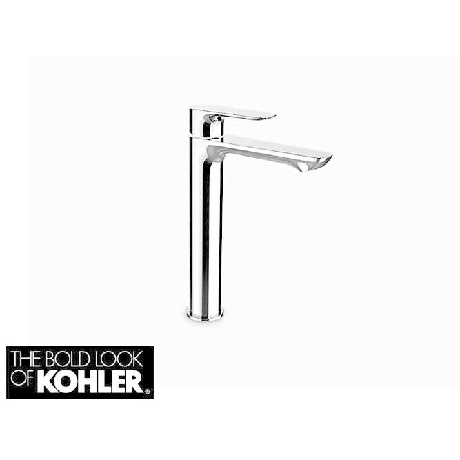 洗面水栓 蛇口 混合水栓 1穴 レバーハンドル KOHLER コーラー アレオエス 奥行15.1×吐水口高21.1cm K-25103T-4 ...