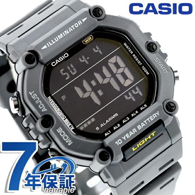 CASIO カシオ チープカシオ クォーツ 電池式 AE-1600H-8BV デジタル 海外モデル メンズ チプカシ 腕時計 ブランド casio ブラック 黒 : Infinitown ...