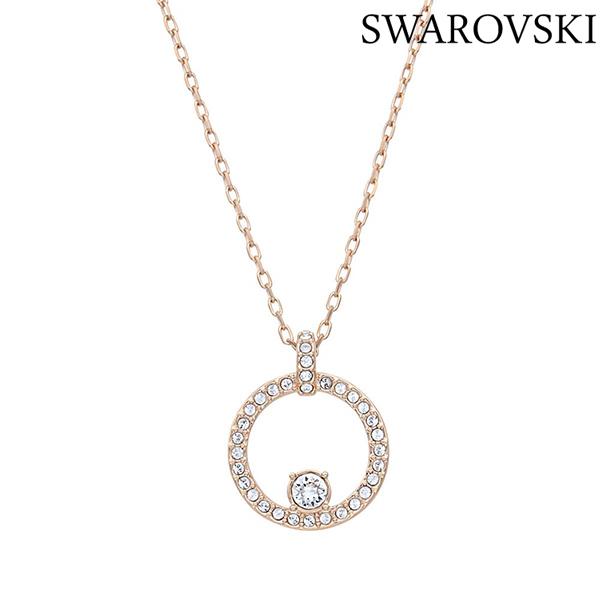 SWAROVSKI スワロフスキー 5202446 クリスタル クリスタルパヴェ サークル ペンダント ネックレス : Infinitown ...
