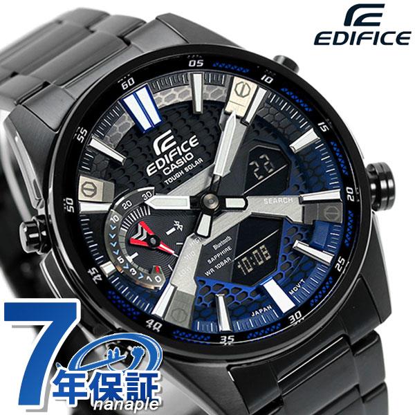 EDIFICE（CASIO） カシオ エディフィス EDIFICE ワールドタイム 腕時計 ECB-S100DC-2ADF CASIO ブラック×ブルー : Infinitown - 通販 ...