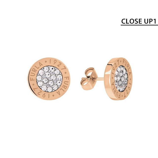 FURLA フルラ ピアス レディース ブランド SIGILLO ステンレススチール スタッド 両耳用 FJ1121ETU ピンクゴールド ...