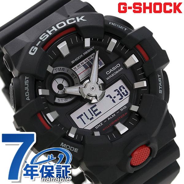 G-SHOCK CASIO GA-700-1ADR メンズ 腕時計 カシオ Gショック コンビネーション ブラック 時計 ...
