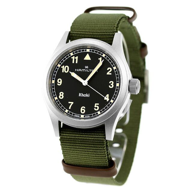 KHAKI FIELD ハミルトン カーキ フィールド 38mm クオーツ 腕時計 ブランド HAMILTON H69401930 ブラック ...