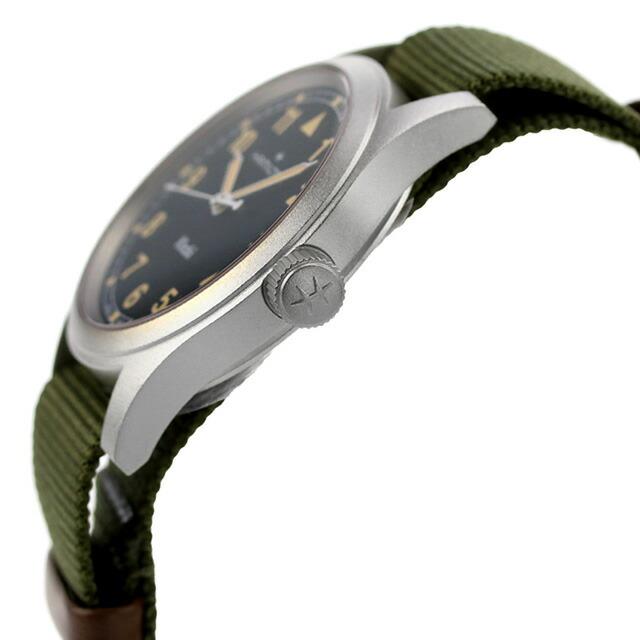 KHAKI FIELD ハミルトン カーキ フィールド 38mm クオーツ 腕時計 ブランド HAMILTON H69401930 ブラック ...
