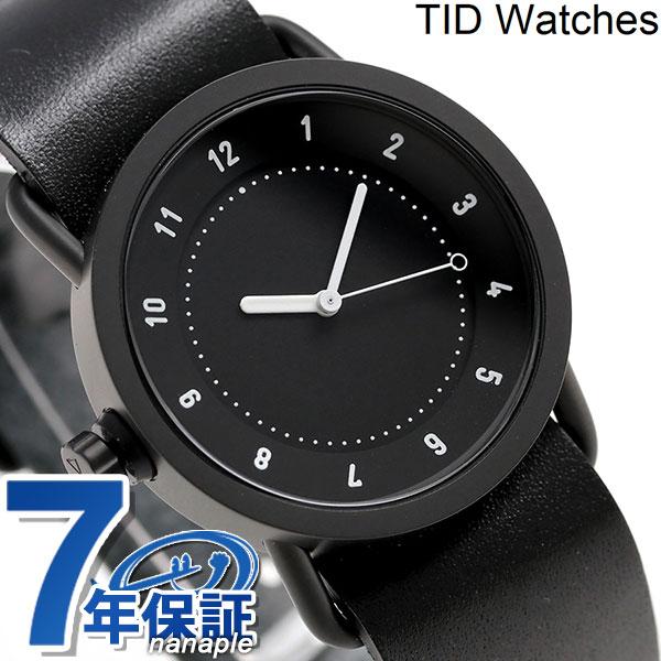 TID Watches watches ティッドウォッチ 時計 36mm No.1 レザー TID01-36BK/BK ...