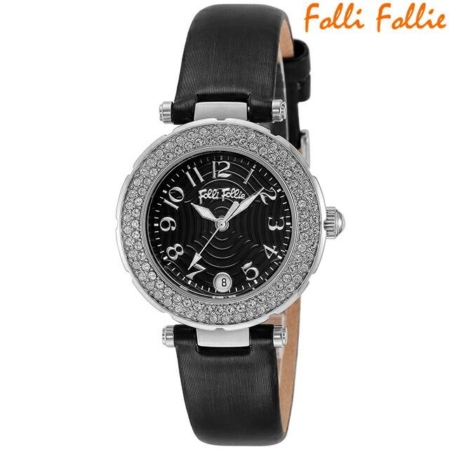 Folli Follie フォリフォリ BEAUTIME クオーツ 腕時計 ブランド レディース WF1A022SDK-BK アナログ ブラック 黒 : Infinitown - 通販 ...