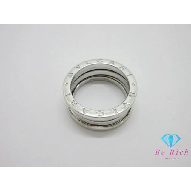 ビー・ゼロワン ブルガリ BVLGARI B-zero1 3バンド リング 指輪 #56 15号 750 WG K18 18金 ホワイト ゴールド アクセサリー【中古】【送料無料】ba3100 ...