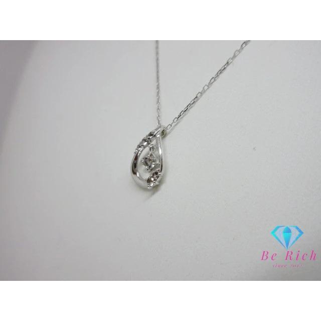 Canal4℃ カナル ヨンドシー Canal 4℃ K10 WG ホワイト サファイア 付き デザイン ネックレス 10金 アクセサリー 【中古】 ba3139 : ビーリッチヤフー店 ...