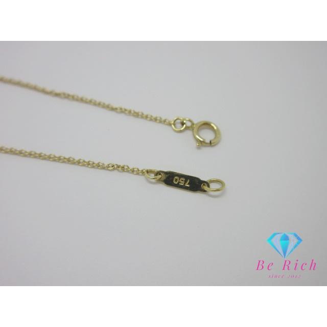 TIFFANY&Co. ティファニー TIFFANY ＆ Co. Au 750 ドッツ クロス ネックレス ペンダント ダイヤモンド 18金 K18 YG 【中古】【送料無料】 ba3194 ...