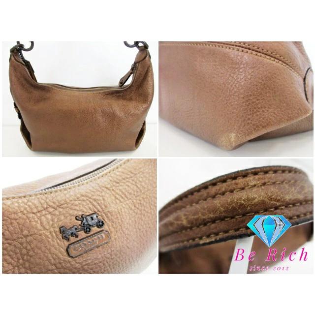 COACH コーチ 2way ハンドバッグ 14304 マディソン レザー ヘイリー ブロンズ ロゴ ショルダーなし 肩掛け バッグ 鞄 ...