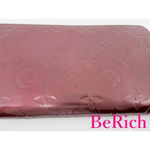 ルイ ヴィトン LOUIS VUITTON モノグラム ヴェルニ ジッピー ウォレット M91536 ルージュ フォー ヴィスト 二つ折り財布 ...