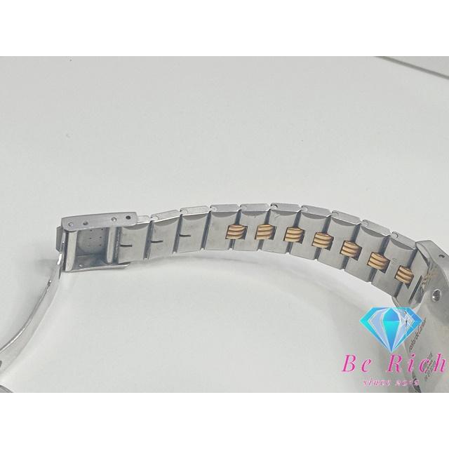 SANTOS DE CARTIER カルティエ Cartier サントスガルベ LM ゴドロン ブレス 自動巻き SS YG 白 ホワイト ...