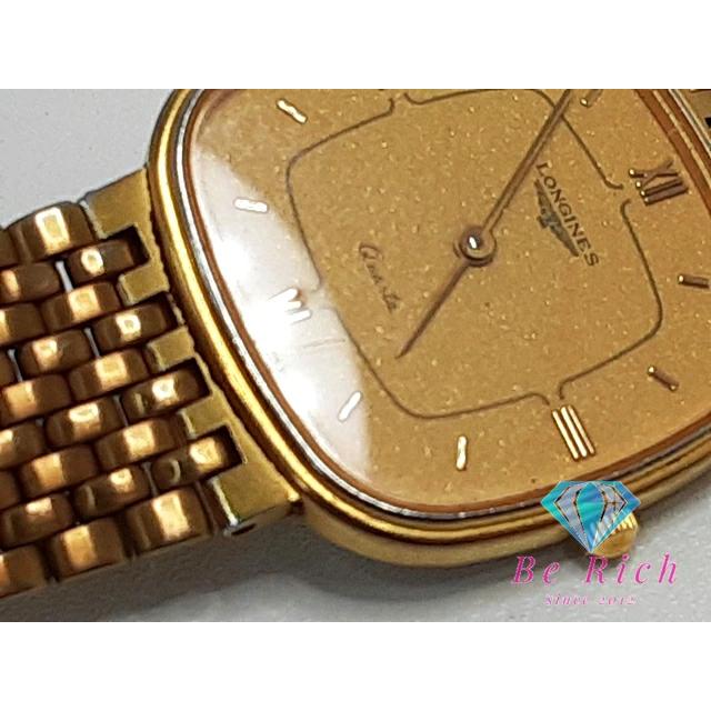 FLAGSHIP（LONGINES） ロンジン LONGINES フラッグシップ メンズ 腕時計 150 3418 スクエア ゴールド SS GP ブレス アナログ QZ クォーツ 【中古 ...