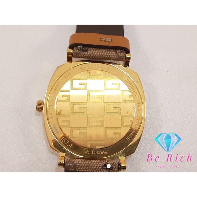GUCCI（グッチ） グリップ ウォッチ 157.4 YA157420 ディズニー コラボ ミッキーマウス ユニセックス クォーツ【中古 ...