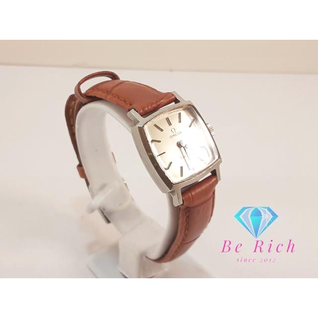 OMEGA オメガ ジュネーブ 手巻き レディース 腕時計 511.385 Cal.620 シルバー ブラウン 茶 SS レザー ブレス アナログ【中古】 bt3275 : ビーリッチヤフー店 ...