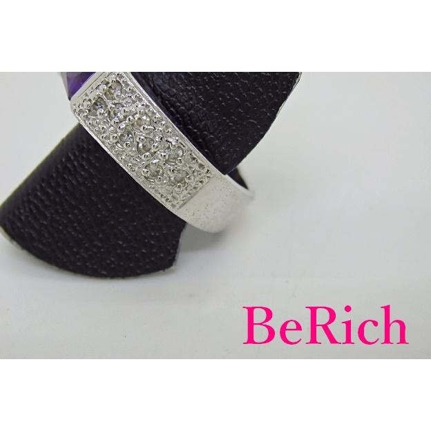 SV 925 パープル 紫 キュービック ジルコニア 1.00ct 付き デザイン リング 指輪 13号 SILVER シルバー CZ アクセサリー 【中古】 dgs1809 : ビーリッチ ...